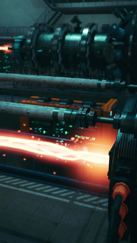 Nuclear Reactor Core Glow