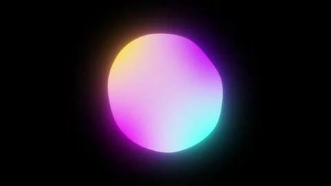 Glowing AI Audio Visualizer. Futuristic ... | Stock Video | Pond5