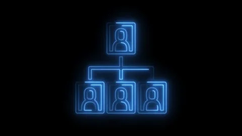 Organizational Chart Blue Stock Video Footage | Royalty Free ...