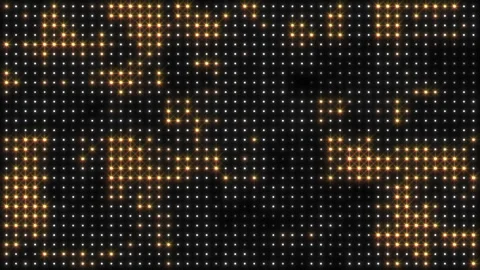 Glowing bright dot patterns on a black b... | Stock Video | Pond5