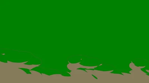 A glowing cloud transition effect on gre... | Stock Video | Pond5