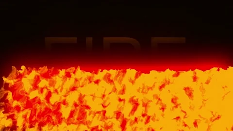 Glowing fire flames burning border anima... | Stock Video | Pond5