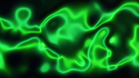 Glowing Green Liquid Moton Backgrounds. ... | Stock Video | Pond5