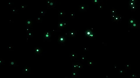 Glowing Green Particle Stream - Abstract... | Stock Video | Pond5