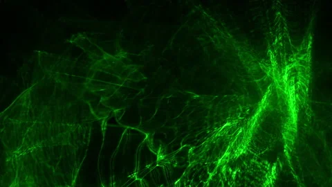 Glowing Green Strobe Light Against Black... | Stock Video | Pond5