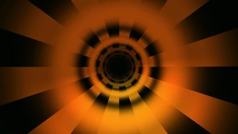 glowing infinity tunnel | Stock Video | Pond5