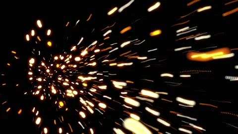Glowing lights particle explosion effect... | Stock Video | Pond5