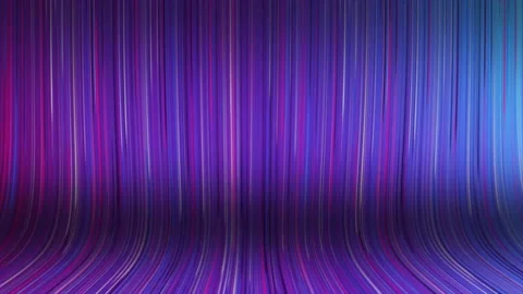Glowing Lines Curved Flow Animation. Dat... | Stock Video | Pond5