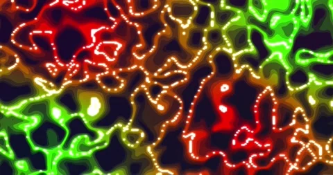 glowing liquid. Abstract Fluid Animation... | Stock Video | Pond5