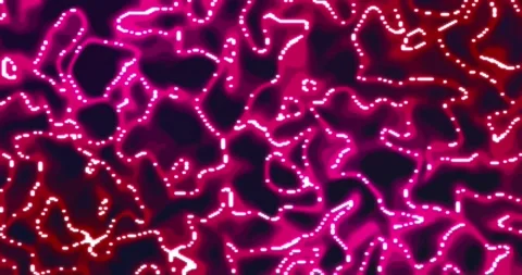 glowing liquid. Abstract Fluid Animation... | Stock Video | Pond5