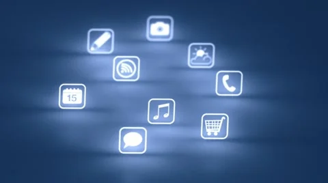 Clips App Icon Stock Videos – Royalty-Free HD & 4K Videos