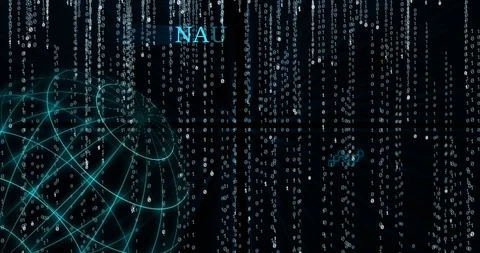 Glowing Nano (NANO) symbol against falli... | Stock Video | Pond5