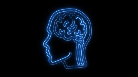 Animated Thinking Brain