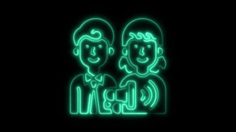 Communication Animation Neon Stock Videos – Royalty-Free HD & 4K Videos ...