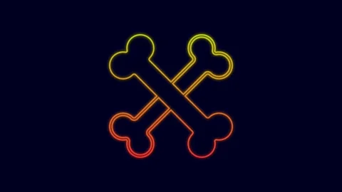 Glowing Bones Stock Footage ~ Royalty Free Stock Videos | Pond5