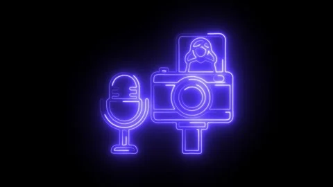 Microphone Neon Stock Videos – Royalty-Free HD & 4K Videos | Page 5