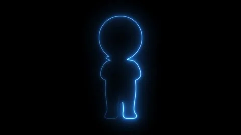 Cartoon Body Outline Stock Videos – Royalty-Free HD & 4K Videos | Pond5