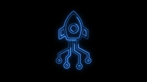 Space Rocket Icon Stock Videos – Royalty-Free HD & 4K Videos