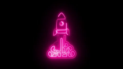 Space Rocket Icon Stock Videos – Royalty-Free HD & 4K Videos