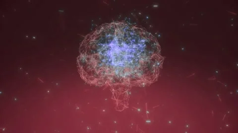Glowing neurons realistic animation in t... | Stock Video | Pond5
