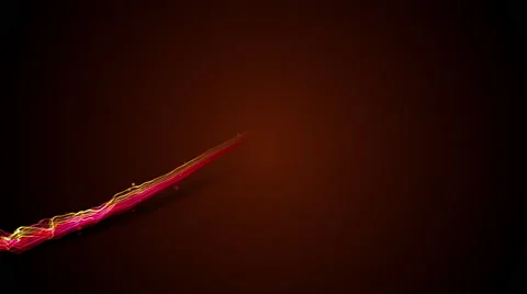 glowing particle lines, 4K abstract back... | Stock Video | Pond5
