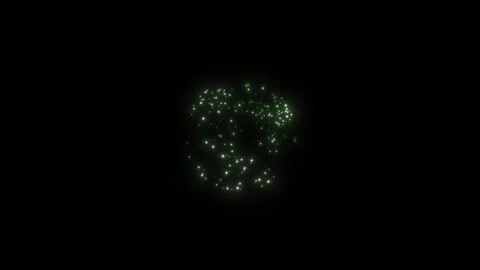Glowing Particle Sphere. Magic Particle ... | Stock Video | Pond5