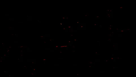 Glowing red spark particles on alpha bac... | Stock Video | Pond5