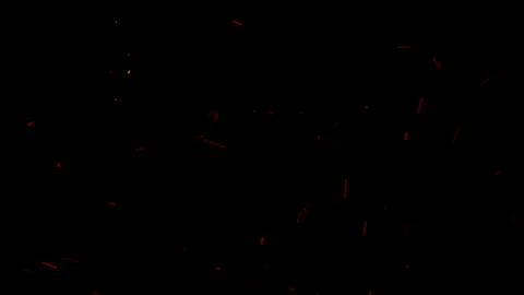 Glowing red spark particles on Black bac... | Stock Video | Pond5