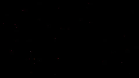 Glowing red spark particles on Black bac... | Stock Video | Pond5