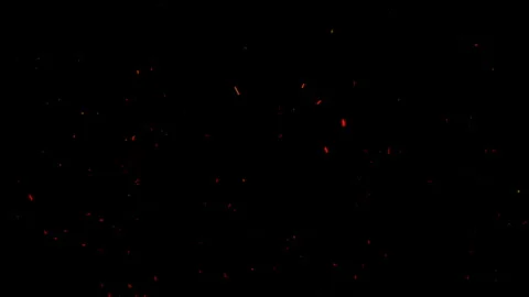 Glowing red spark particles on Black bac... | Stock Video | Pond5