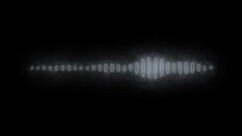 Glowing Sound Wave Graphic Animation, A ... | Stock Video | Pond5