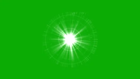 Glowing star and light rays green screen... | Stock Video | Pond5
