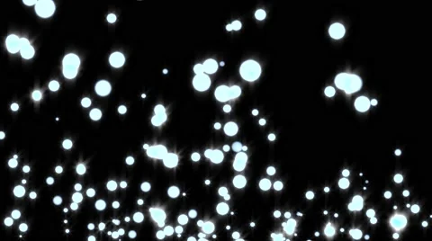 Glowing star particle in random directio... | Stock Video | Pond5