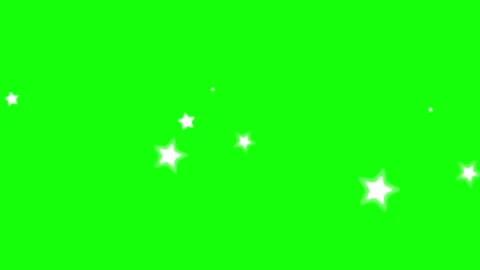Glowing stars sparkle on green screen ba... | Stock Video | Pond5