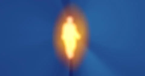 Glowing walking being of light and energ... | Stock Video | Pond5