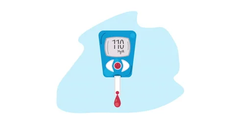 glucometer medical device tech animation | Stock Video | Pond5