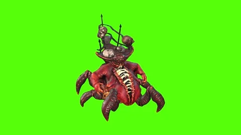 Gluttony Monster Walking Green Screen An... | Stock Video | Pond5
