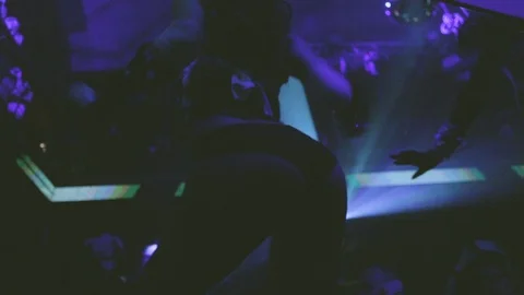 Go Go dancer performing at Dark and Colo... | Stock Video | Pond5