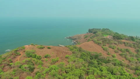 Goa, India: Aerial view of famous Indian... | Stock Video | Pond5