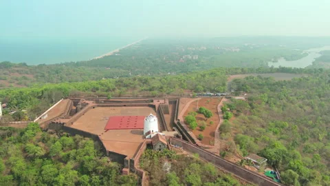 Goa, India: Aerial view of famous Indian... | Stock Video | Pond5