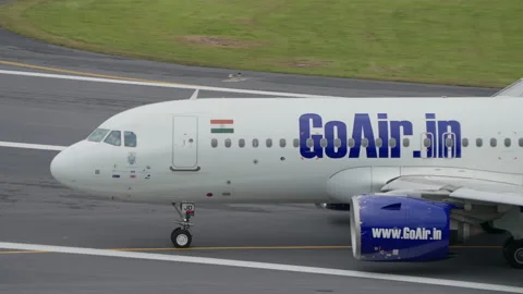 GoAir / Go First Airbus A320neo Passenge... | Stock Video | Pond5