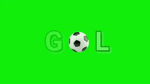 Goal animated illustration word with soc... | Stock Video | Pond5