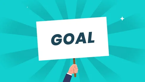 goal animation - business Hand holding a... | Stock Video | Pond5