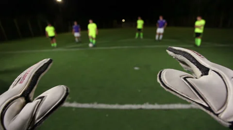 Football Goal Keeper Stock Video Footage | Royalty Free Football Goal ...