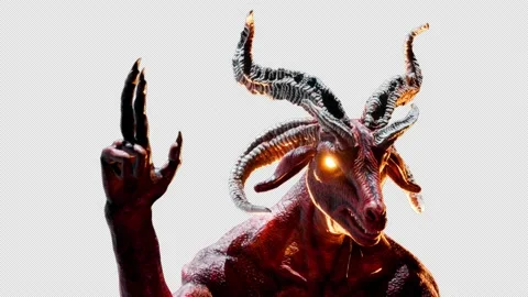 Goat Demon Baphomet VJ Loop | Stock Video | Pond5