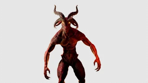 Goat Demon Baphomet VJ Loop | Stock Video | Pond5