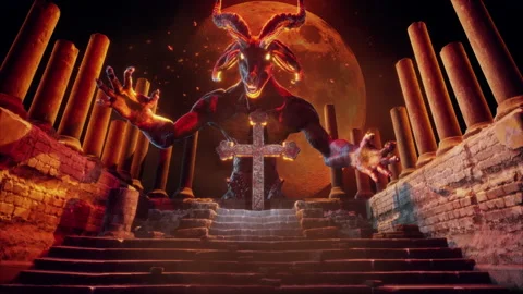 Scary Vj Loop Stock Footage ~ Royalty Free Stock Videos | Pond5