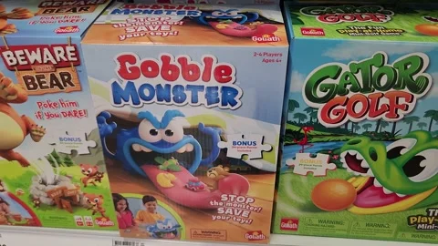 Gobble Monster Board Game | Stock Video | Pond5