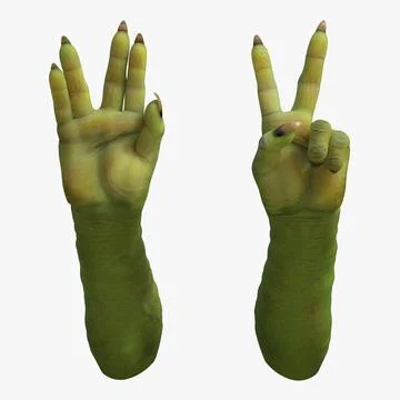Goblin Hands Pose 5 3D Model ~ Modelo 3D #91528332 | Pond5