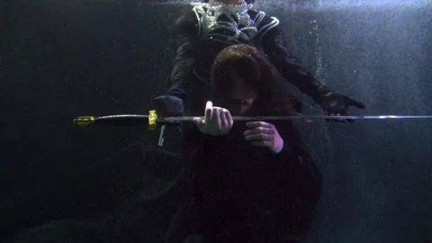 the goddess of war passes the winner swo... | Stock Video | Pond5